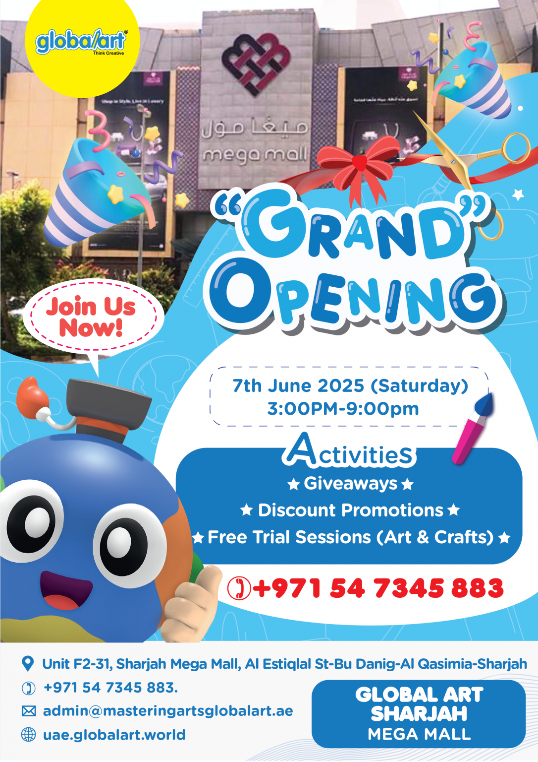 Grand Opening-Global Art Mega Mall Sharjah | Global Art UAE